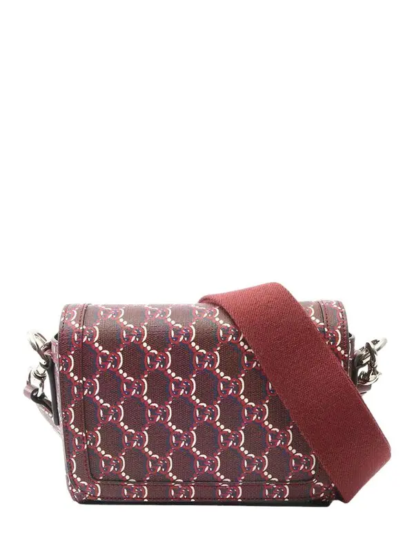 Gucci 2020 Mini Gg Shadow Crossbody Bag - Red