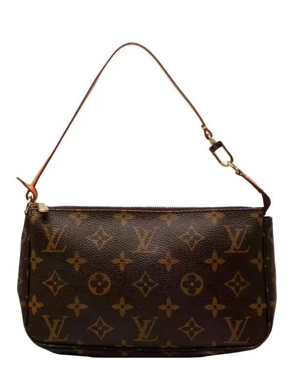 LOUIS VUITTON Monogram Pochette Accessoires Shoulder Bag - Brown