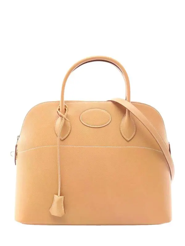 Hermès 1998 Courchevel Bolide 35 Satchel - Neutrals
