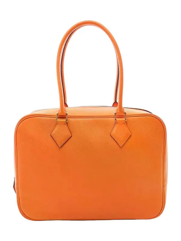 Hermès Epsom Plume Elan 28 Handbag - Orange