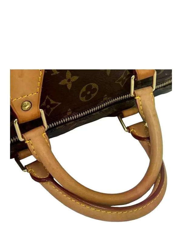 LOUIS VUITTON Monogram Speedy 30 Boston Bag - Brown