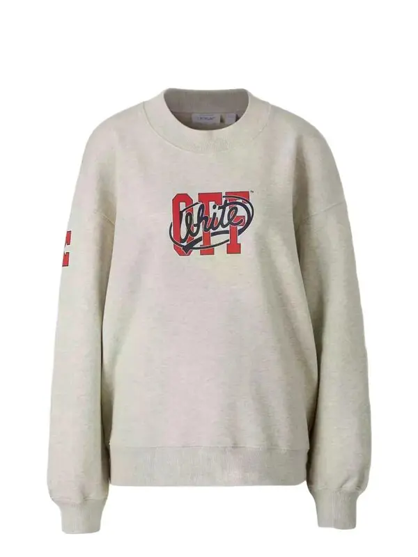 Off-White Crew Neck Sweater - Grey