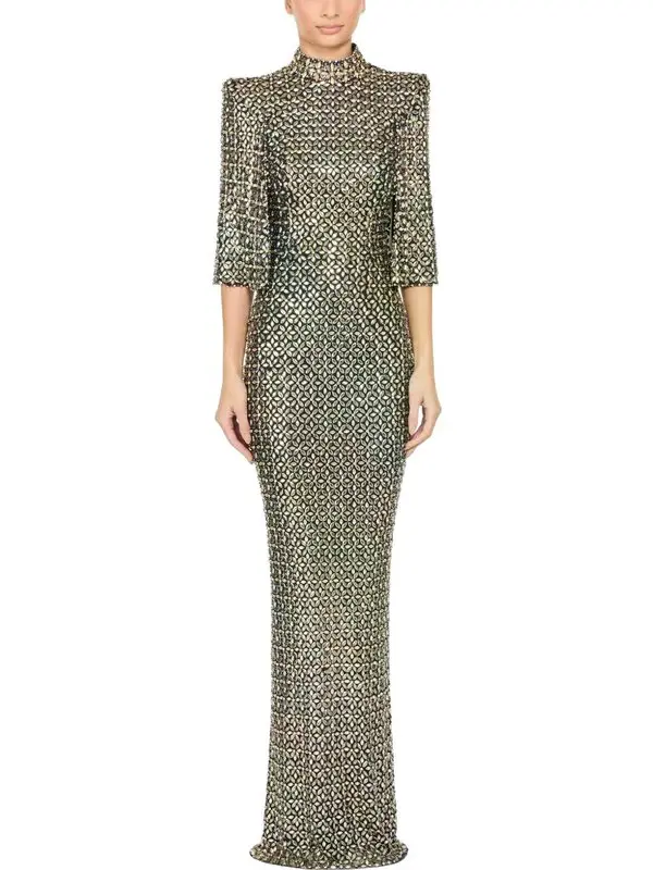 Jenny Packham Maxi Dress - Neutrals