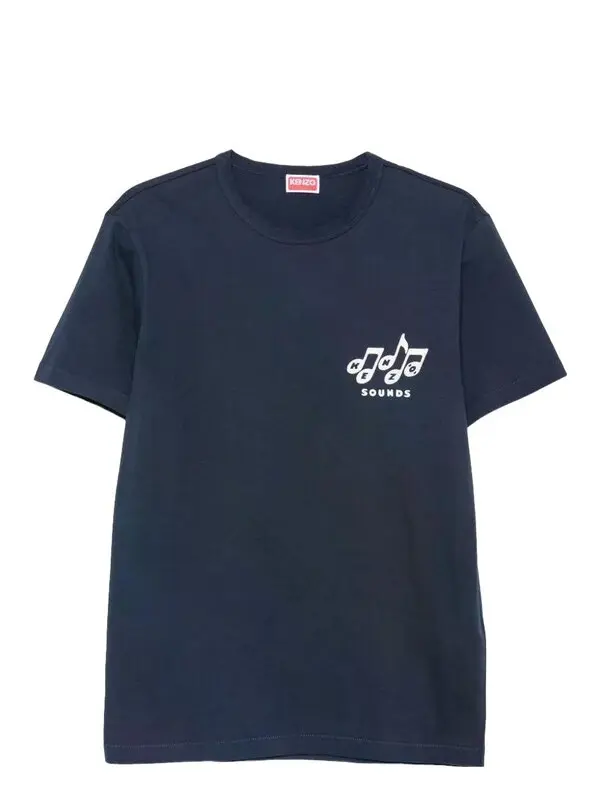 Kenzo Logo-print Short-sleeve T-shirt - Blue