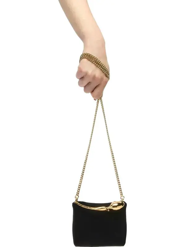 Erdem Mini Bloom Flower-handle Tote Bag - Black