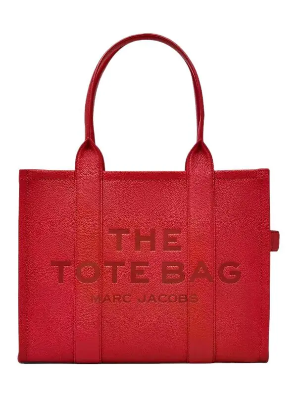 Marc Jacobs Leather Tote Bag - Red