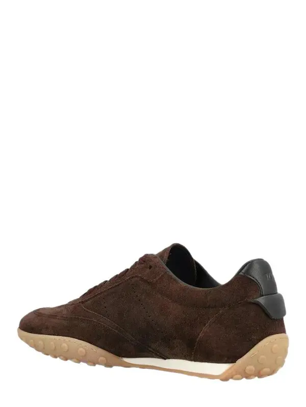 TOD'S T Marathon Suede Sneakers - Brown