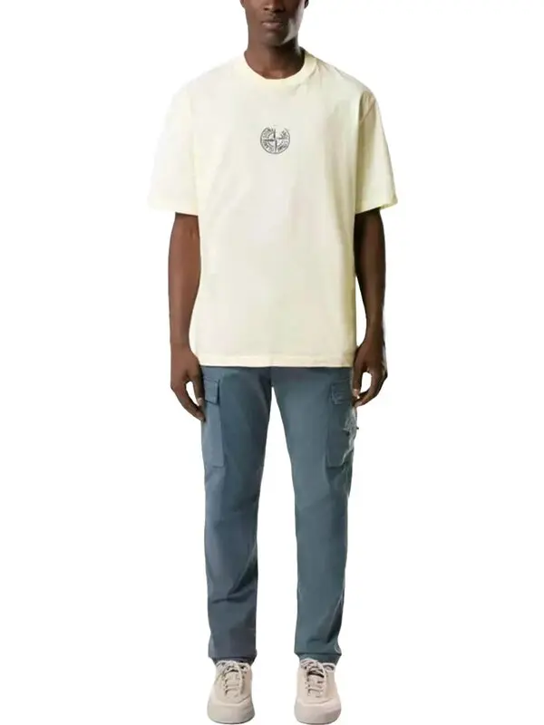 Stone Island Logo-print T-shirt - Neutrals