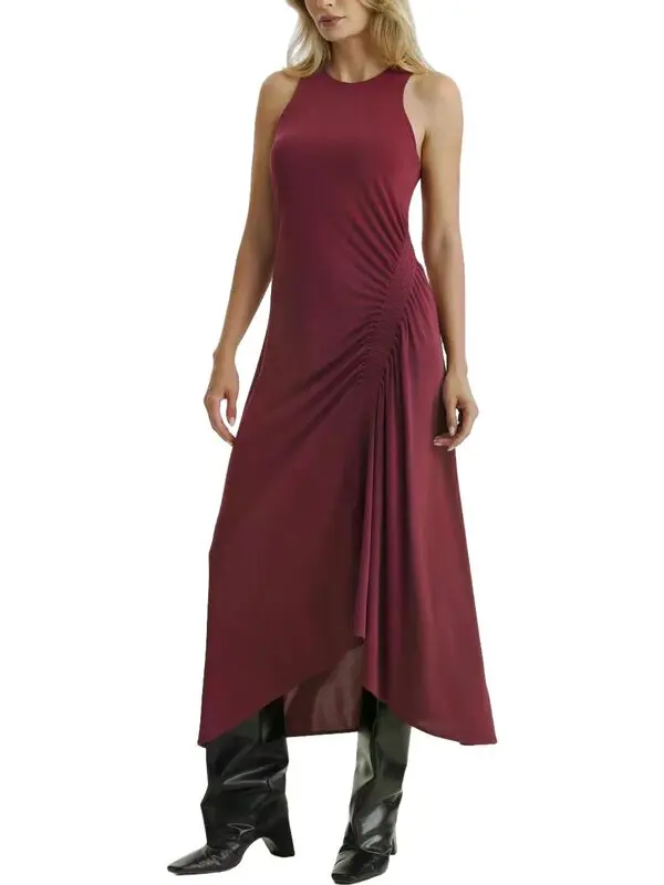 CUANNA Salmonee Smocked-waist Dress - Red