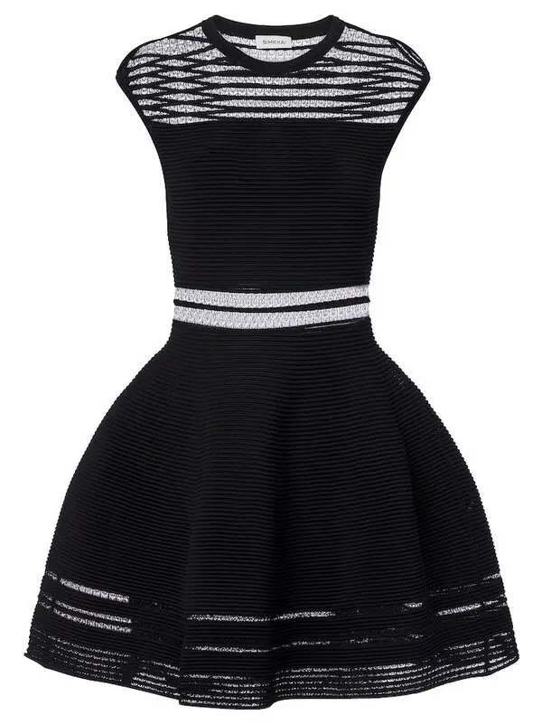 Simkhai Esri Knitted Mini Dress - Black