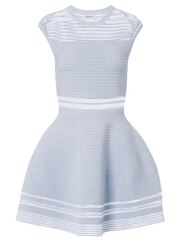 Simkhai Esri Knit Mini Dress - Blue