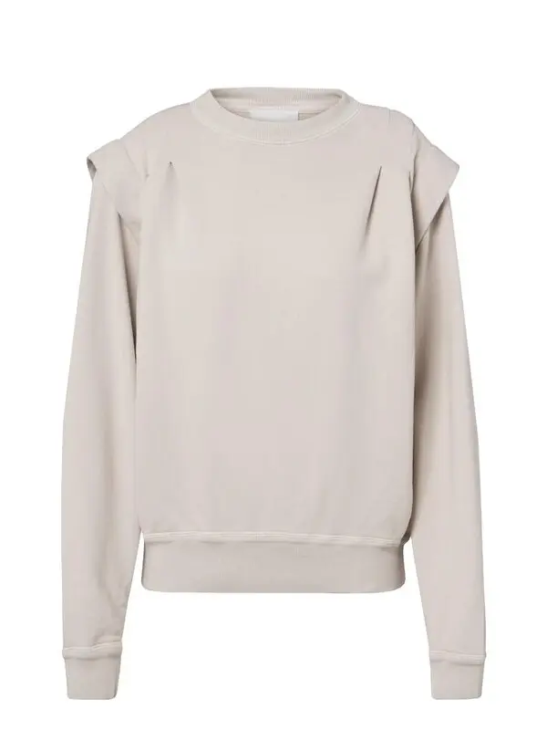 MARANT ETOILE Soldy Cotton Jersey Sweatshirt - Beige