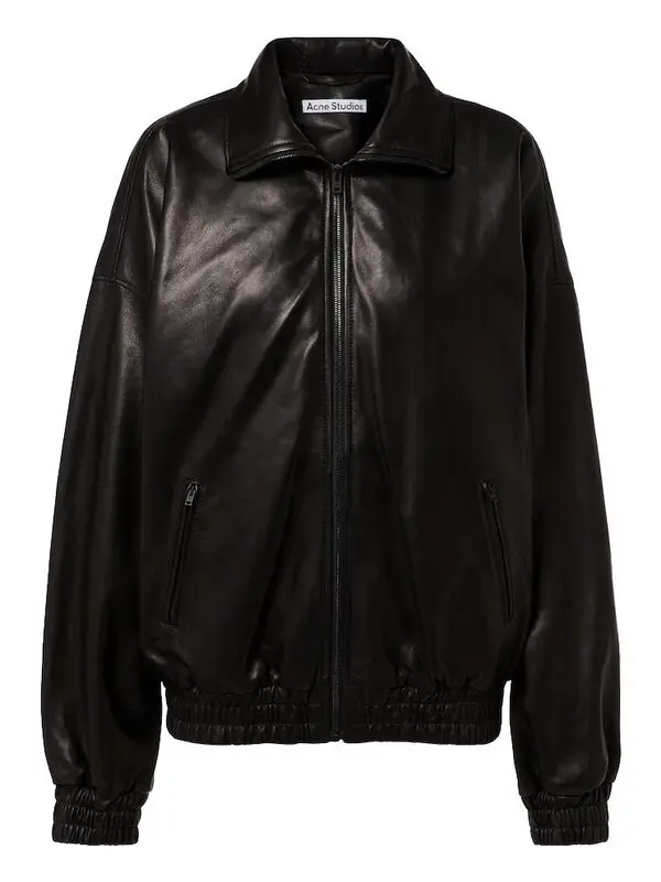 Acne Studios Leather Jacket - Black