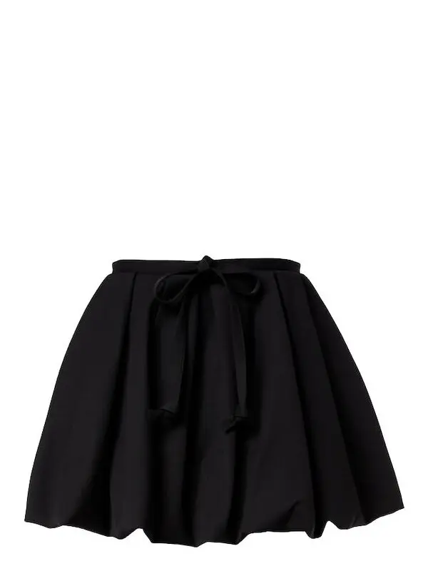 PATOU Wool-blend Miniskirt - Black