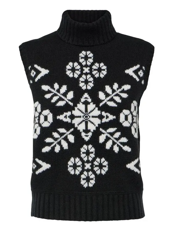 Max Mara Vivy Wool And Cashmere Sweater Vest - Multicoloured