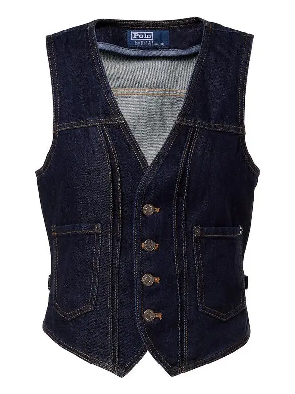 Polo Ralph Lauren Denim Waistcoat - Blue