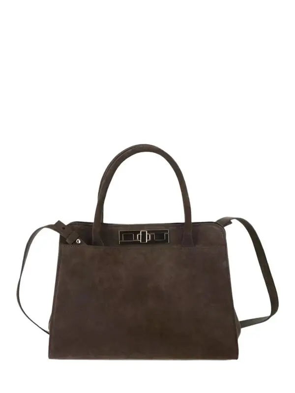 Fabiana Filippi Suede Tote Bag - Brown