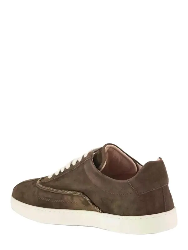 Fabiana Filippi Suede Lace-up Sneakers - Brown