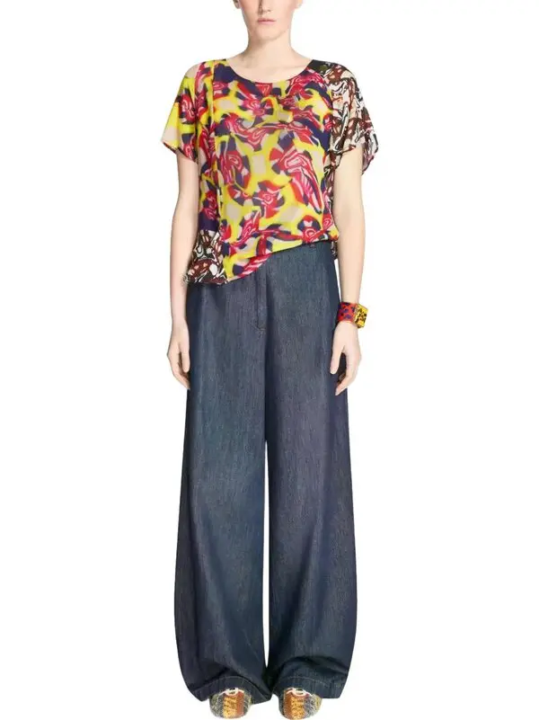 Dries Van Noten Wide-leg Jeans - Blue