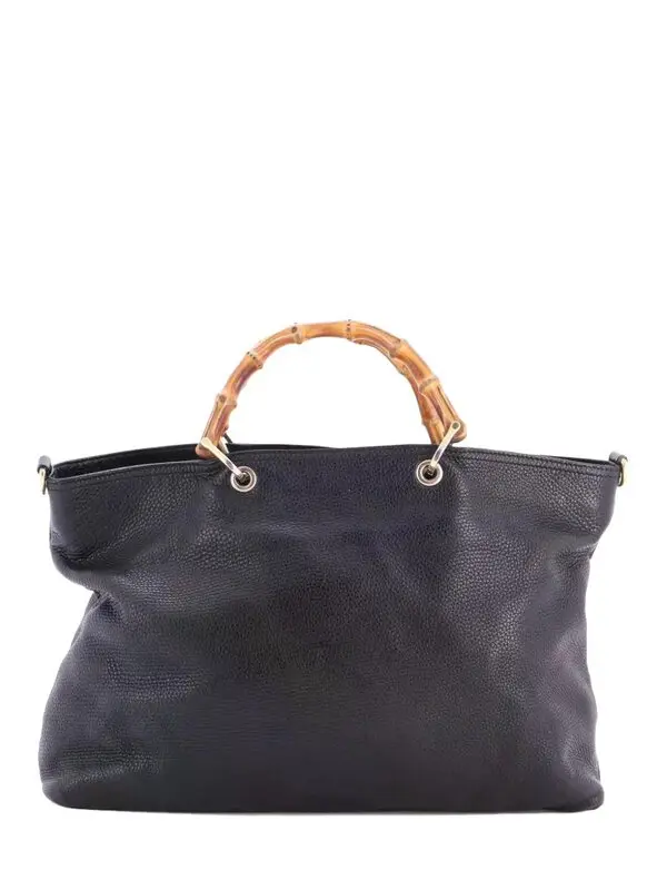 Gucci Bamboo Shopper Large Tote Bag - Black