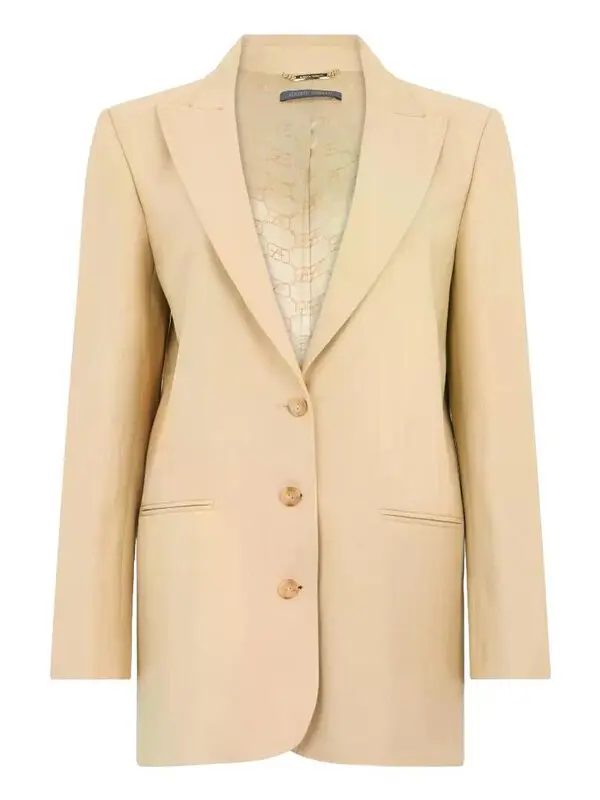 Alberta Ferretti Single-breasted Blazer - Neutrals