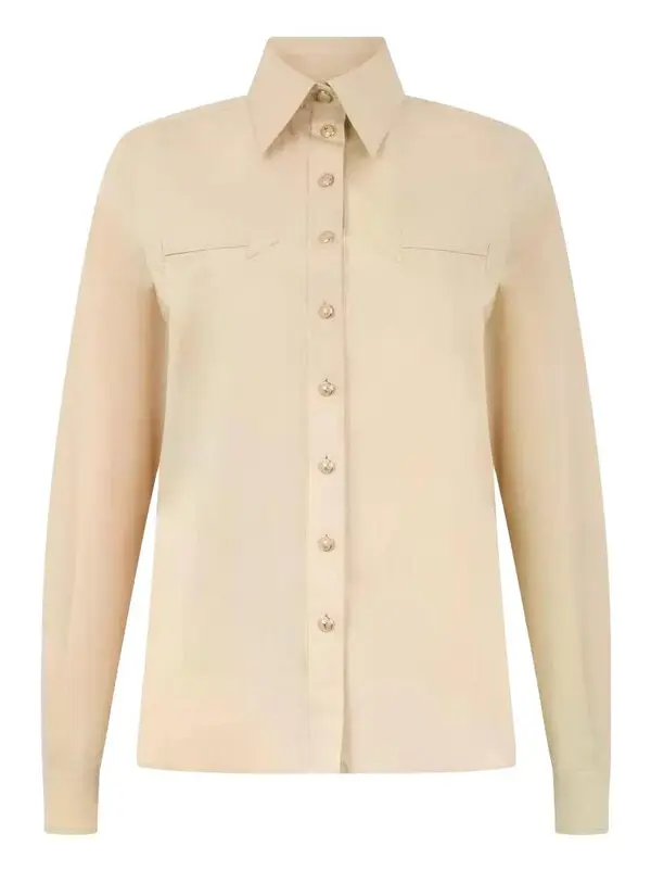 Alberta Ferretti Long-sleeve Shirt - Neutrals