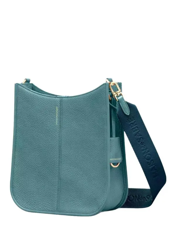 MAISON DE SABRE Grainy Leather Saddle Bag - Blue