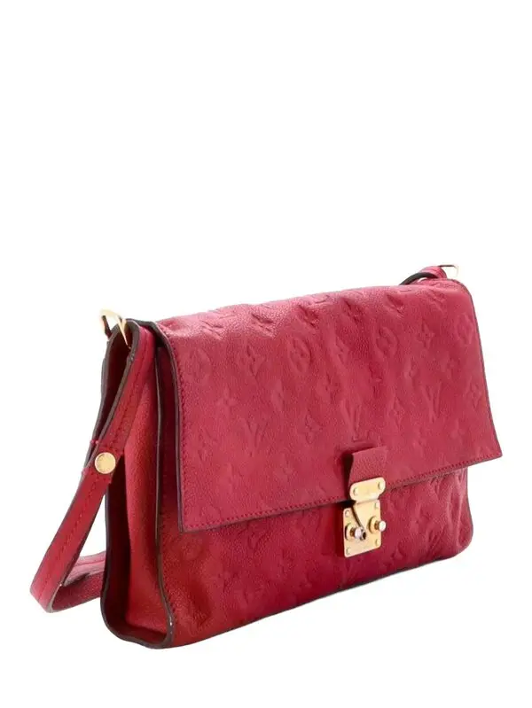 LOUIS VUITTON Monogram Empreinte Fascinante Shoulder Bag - Red
