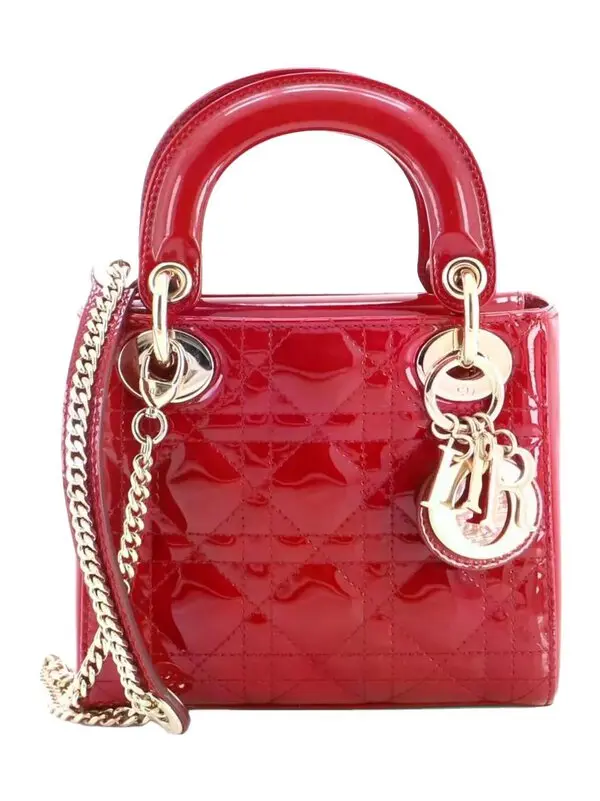 Dior Lady Chain Bag - Red