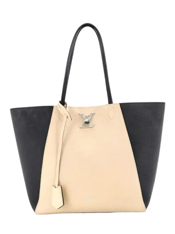 LOUIS VUITTON Locky Bb Monogram Vernis Leather Bag - Black