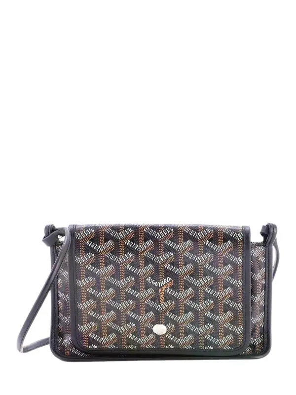 Goyard Plumet Clutch Wallet In Coated Canvas - Black