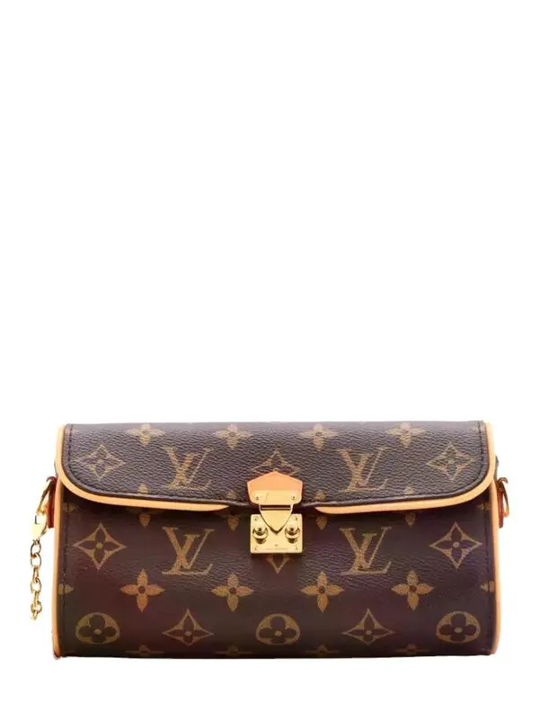 LOUIS VUITTON Camille Pochette Monogram Canvas Clutch Bag - Brown