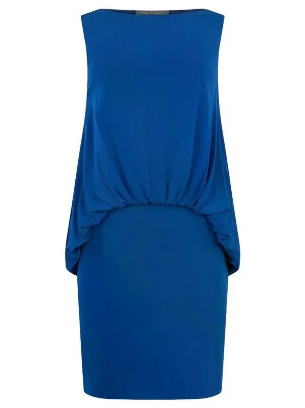 Alberta Ferretti Gathered Mini Dress - Blue