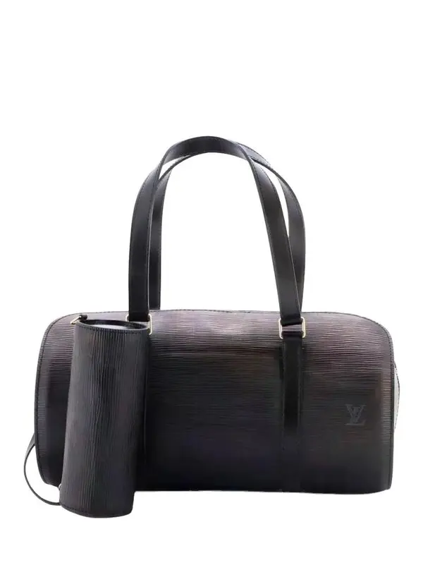 LOUIS VUITTON Soufflot Epi Leather Handbag - Black