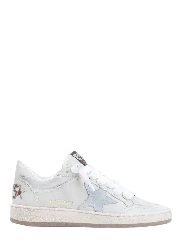 GOLDEN GOOSE Ball Star Leather Sneakers - White