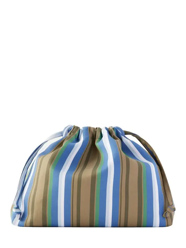 THE FRANKIE SHOP Morgan" Striped Cotton Pouch - Multi