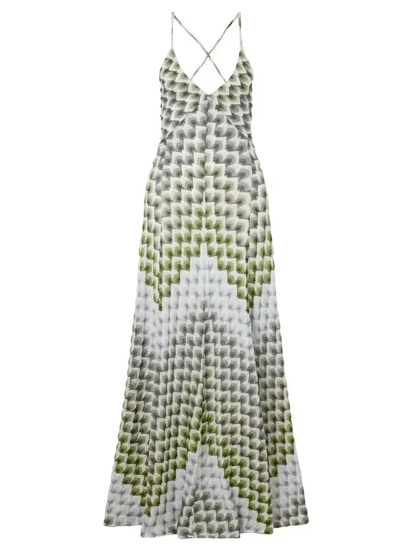 Missoni Metallic Crochet-knit Maxi Dress - Multi