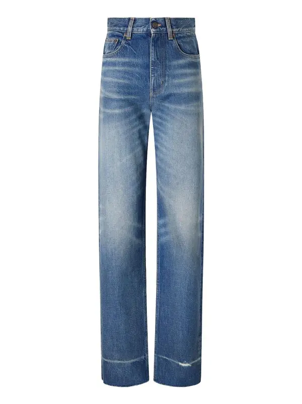 Chloé High-rise Straight-leg Jeans - Blue