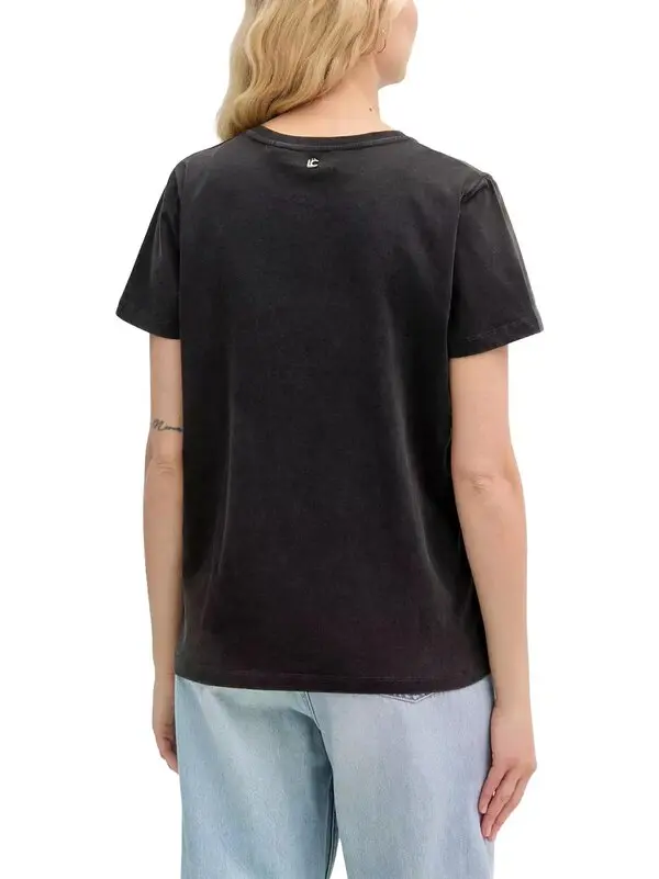 Lola Casademunt Love Lola Leopard-print T-shirt - Grey