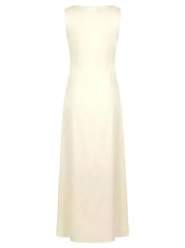 RÓHE Scoop-neck Satin Maxi Dress - Neutrals