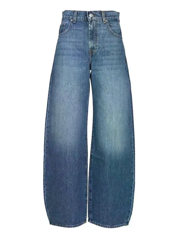 7 For All Mankind Bonnie Wide-leg Jeans - Blue