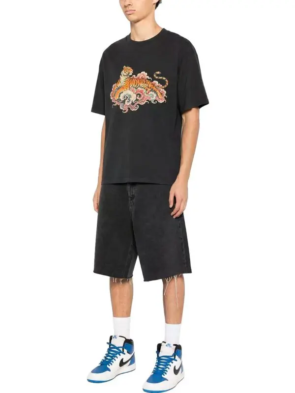 MELT Tiger-print T-shirt - Black