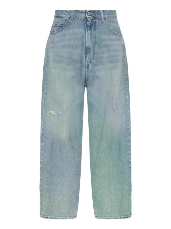 MAISON MARGIELA Distressed Faded Jeans - Blue