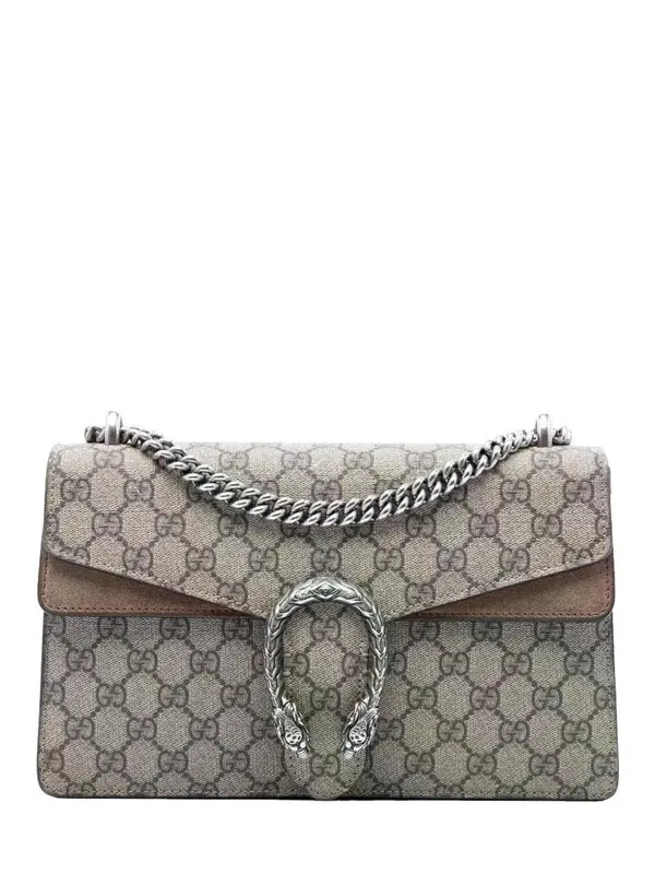 Gucci Gg Supreme Dionysus Shoulder Bag - Neutrals