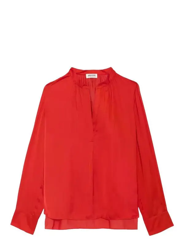 Zadig&Voltaire Satin Shirt - Red