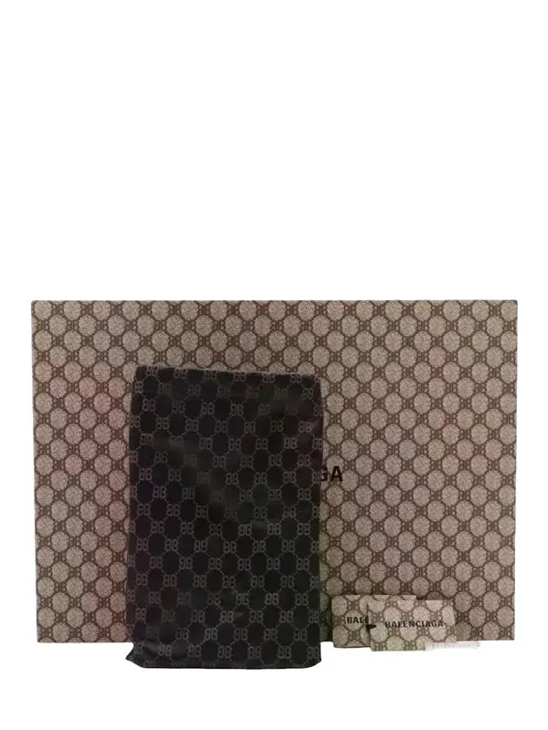 Balenciaga The Hacker Project Medium Bb Supreme Graffiti Ophidia Tote Bag - Neutrals