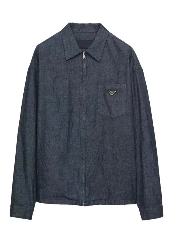 Prada Chambray Shirt - Blue
