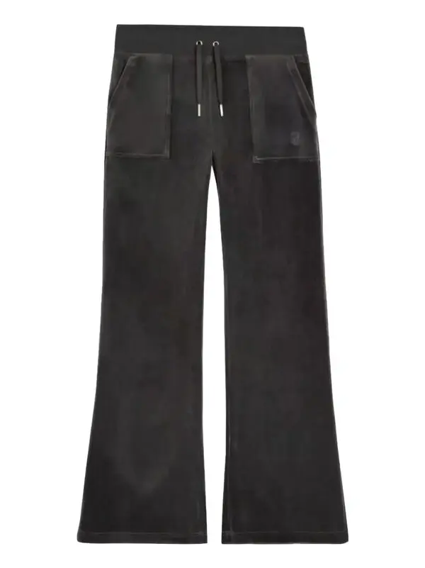Juicy Couture Flared Logo Detail Track Pants - Grey