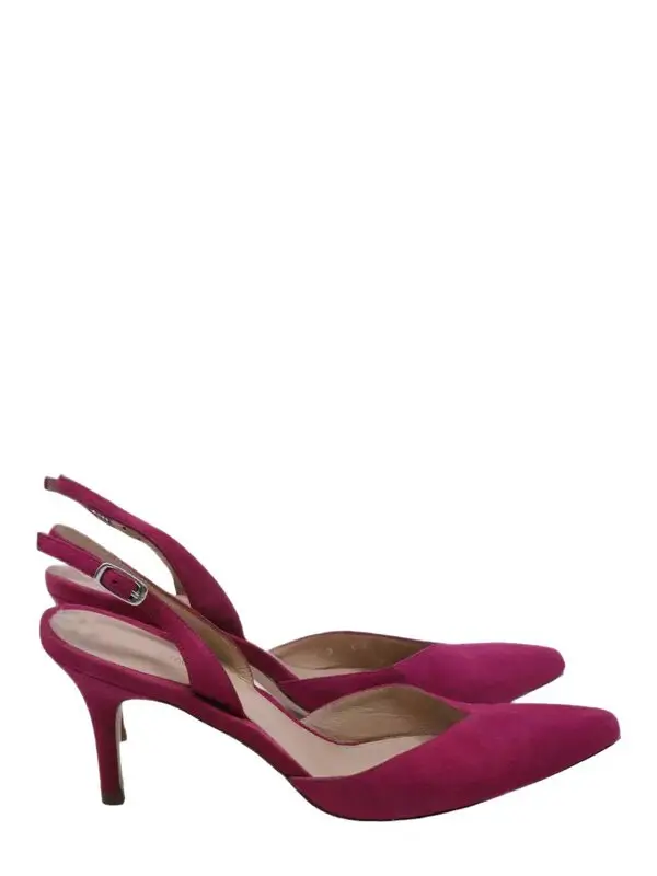 STUART WEITZMAN Pointed-toe Slingback Heels - Pink