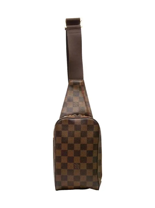 LOUIS VUITTON Damier Ebene Geronimos Crossbody Bag - Brown